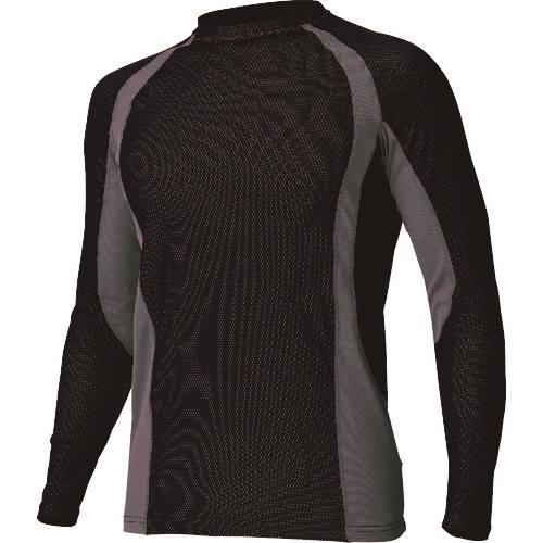 オレンジブック トラスコ中山　TRUSCOアイトス コンプレスフィット長袖シャツ ブラック 5L 〔品番:5510340105L〕[ 注番:1441231]特長●光の熱戦を遮蔽しウエア内の温度上昇を抑え、発汗時に涼感を感じていただけるWIN...