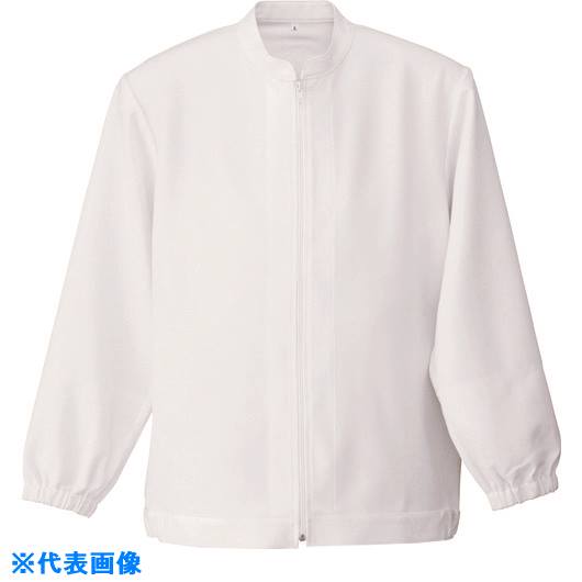 オレンジブック トラスコ中山　TRUSCOアイトス 衛生コート(男女兼用) ホワイト 4L 〔品番:HH21020014L〕[ 注番:1442362]特長●制菌性・低発塵性に優れ、ストレッチで動きやすいショート丈のブルゾンタイプです。仕様●...