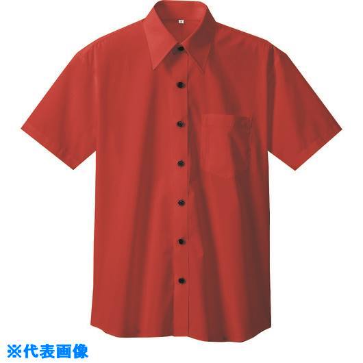 オレンジブック トラスコ中山　TRUSCOアイトス 半袖シャツ(男女兼用) レッド SS 〔品番:8021009SS〕[ 注番:1442558]特長●シャープで洗練された、スタンダードブロードクロスシャツです。仕様●色：レッド●サイズ：SS...