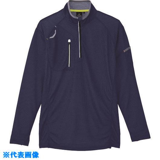 オレンジブック トラスコ中山　TRUSCOアイトス 長袖ハーフZIPシャツ(男女兼用) ネイビー 3L 〔品番:106060083L〕[ 注番:1442740]特長●吸汗速乾です。仕様●色：ネイビー●サイズ：3L●タイプ：長袖仕様2●吸汗速...