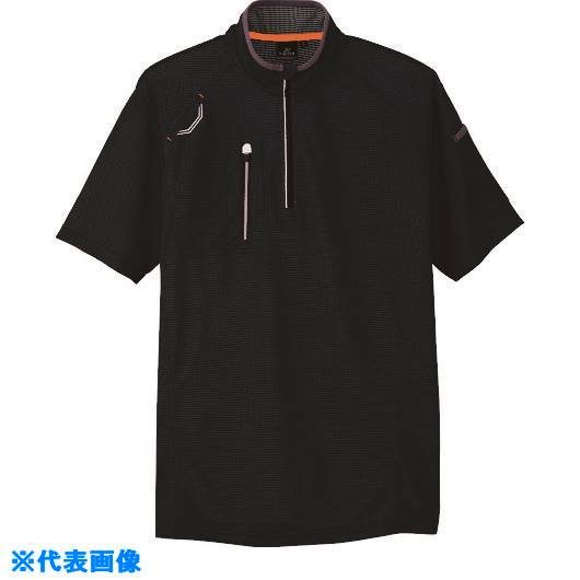 オレンジブック トラスコ中山　TRUSCOアイトス 半袖ハーフZIPシャツ(男女兼用) ブラック 3L 〔品番:106070103L〕[ 注番:1445917]特長●ドライ＆軽量、便利なクイックポケット搭載のZIPシャツです。仕様●色：ブラ...