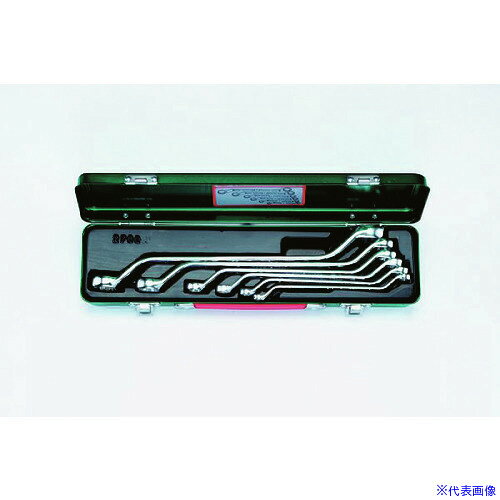 オレンジブック トラスコ中山　TRUSCOタスコ メガネレンチセット(45°タイプ)(6本組) 〔品番:TA734XN〕[ 注番:1451164]特長仕様仕様2材質/仕上セット内容/付属品●金属ケース入（ミリ）●対辺8×10・11×13・1...
