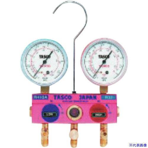 オレンジブック トラスコ中山　TRUSCOタスコ R410A R32用ボールバルブ式ゲージマニホールド 〔品番:TA122G〕[ 注番:1452641]特長●ボール式バルブのため開閉が簡単です。●バルブの開き具合が目視でわかります。●バルブ...