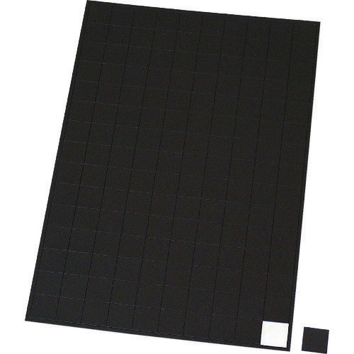 オレンジブック トラスコ中山　TRUSCOグリーンクロス マグタックピース0.8mm厚 20×20 150丁付 〔品番:6300000645〕[ 注番:1455985]特長●表面が粘着テープ貼り、裏面がマグネットシートです。用途●教材、文具...