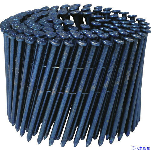 オレンジブック トラスコ中山　TRUSCODAIDOHANT 2×4用 ワイヤー連結ロール釘 DFC38−75CN ブルー 〔品番:00024252〕[ 注番:1466436]特長●施工前、施工後にサイズの識別ができるように着色と頭部刻印を...