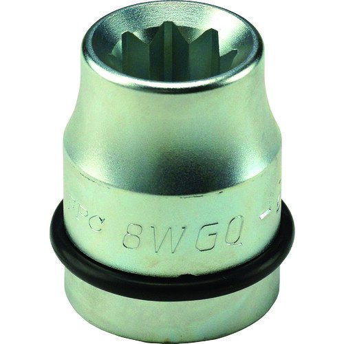 オレンジブック トラスコ中山　TRUSCOFPC インパクト用スーパースリム袋ナット用ソケット 差込角:25.4mm 対辺:二重4角20mm 〔品番:8WGQ20〕[ 注番:1473189]特長●インパクト用の薄型袋（インナー）ナットソケッ...