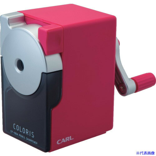 オレンジブック トラスコ中山　TRUSCOカール 鉛筆削り カラリス CP−100A−P ピンク 〔品番:CP100AP〕[ 注番:1474875]特長●机の上でも場所を取らないコンパクトサイズです。●芯の太さを調節できる2段階芯調節機能付...