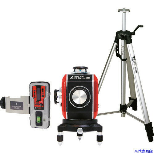 オレンジブック トラスコ中山　TRUSCOシンワ レーザーロボ Xline−E レッド 受光器・三脚セット 〔品番:71619〕[ 注番:1476094]特長●天墨、地墨ラインがクロスで照射されます。●コーンミラーを採用して1つの光源で36...