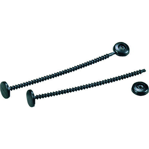 オレンジブック トラスコ中山　TRUSCOカール カールファスナー No.17−K (100本入) 〔品番:NO.17K〕[ 注番:1476364]特長●大量の書類をしっかり綴じる、束ね紐の代わりに使える便利なファスナーです。●ハサミで切れ...