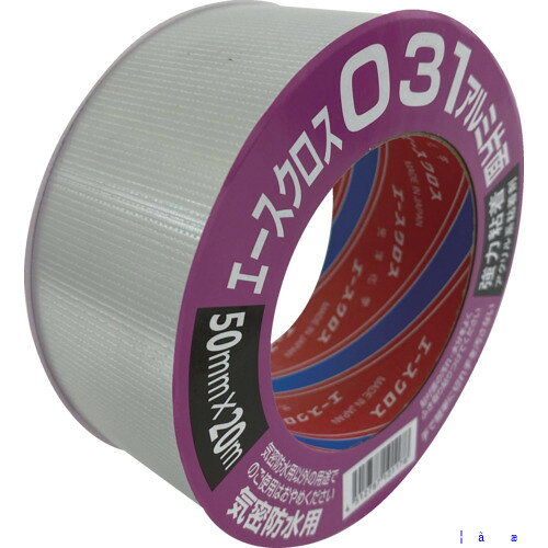 オレンジブック トラスコ中山　TRUSCO光洋化学 エースクロス031アルミ気密防水テープ 〔品番:0315020AL〕[ 注番:1492631]特長●手で簡単に切れます。●超強力片面タイプです。●ノントルエンで環境に優しいタイプです。●表...
