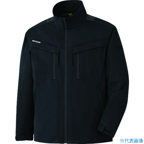 オレンジブック トラスコ中山　TRUSCOミドリ安全 ベルデクセル ハーネス対応 ストレッチ防寒ジャンパー VE2019 上 ブラック 3L 〔品番:VE2019UE3L〕[ 注番:1493631]特長●ハーネス着用時に便利な機能として、ラ...