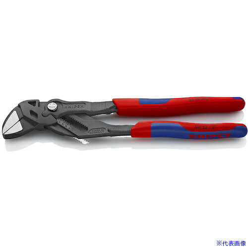 オレンジブック トラスコ中山　TRUSCOKNIPEX プライヤーレンチ コンフォートハンドル 250mm 〔品番:8602250〕[ 注番:1494928]特長●つかみ面がフラットで、対象物に傷をつけません。●プッシュボタンにより素早く簡...