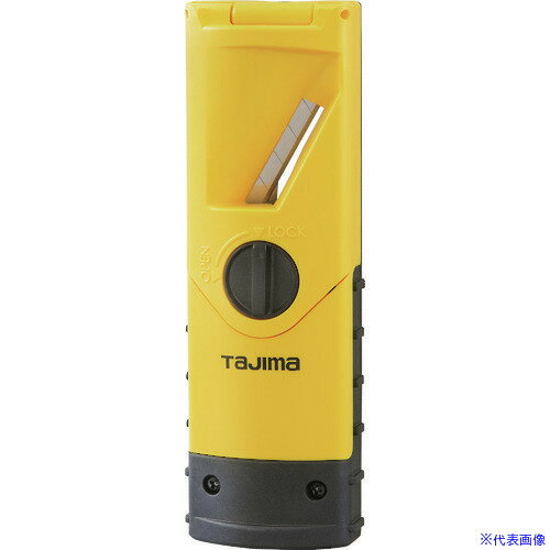 オレンジブック トラスコ中山　TRUSCOタジマ ボードカンナ 全長180mm V45 黄色 〔品番:TBK180V45〕[ 注番:1494950]特長●刃はカッター替刃大（L型替刃）を半分に折って使用します。●フッ素コーティング加工で従来...