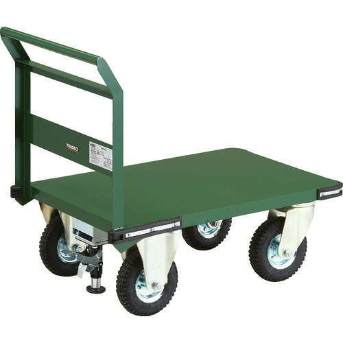 オレンジブック トラスコ中山　TRUSCOTRUSCO 鋼鉄製運搬車 900X600 プレス製空気入タイヤ Lストッパー付 〔品番:PH2ARSS〕[ 注番:1495862]特長●鋼鉄製台車はオール溶接構造のため強度が抜群で機能的設計です。...