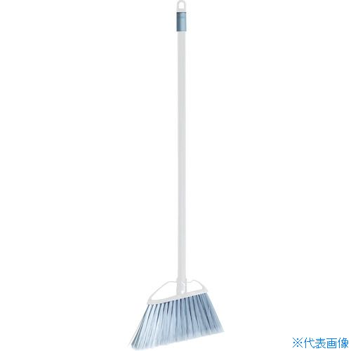 オレンジブック トラスコ中山　TRUSCO日本クリンテック Ka：z 床用ホーキ ショートタイプ 白 〔品番:110677〕[ 注番:1497667]特長●穂先の先端に施した先割れ加工により、細かいゴミやホコリを残さず掃けます。●象徴的なヘ...
