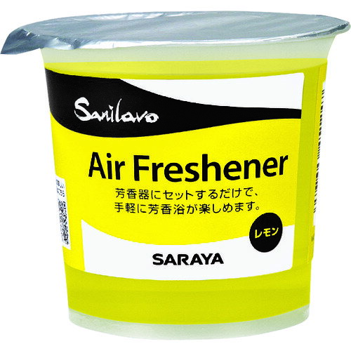 オレンジブック トラスコ中山　TRUSCOサラヤ エアフレッシュナーレモン 150G 12個入 〔品番:45124〕[ 注番:1497896]特長●自動芳香器 AL-100-GLにセットして使用する芳香剤です。●フレッシュなレモンの香りです...