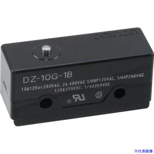 オレンジブック トラスコ中山　TRUSCOOMRON 双極双投基本スイッチ ピン押ボタン形 〔品番:DZ10G1B〕[ 注番:1507734]特長●独立した2回路開閉用スイッチです。仕様●アクチュエータ形状：ピン押ボタン形●幅(mm)：18...