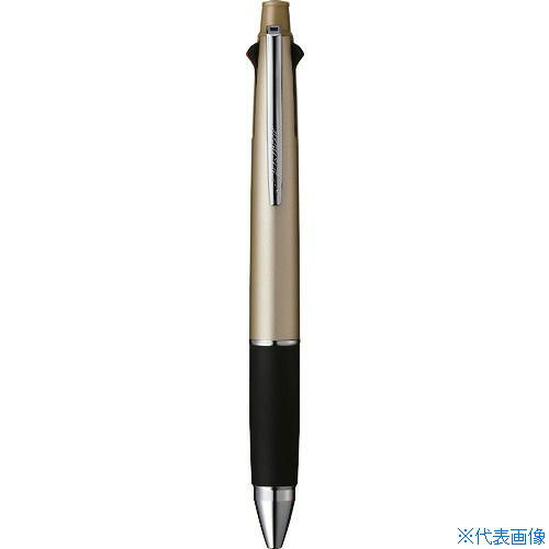 オレンジブック トラスコ中山　TRUSCOuni ジェットストリーム多機能ペン4&1 5機能ペン0.38シャンパンゴールド 〔品番:MSXE510003825〕[ 注番:1543742]特長●クセになる、なめらかな書き味です。●1本で5機能...