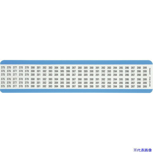 オレンジブック トラスコ中山　TRUSCOPANDUIT ワイヤーマーカー ビニルクロス 表示文字375〜399 PCM−375−399 〔品番:PCM375399〕[ 注番:1575574]特長仕様●表示内容：375〜399仕様2●ワイヤ...