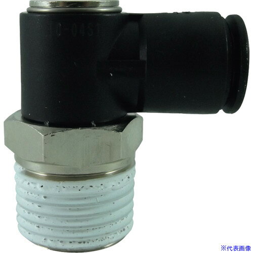 オレンジブック トラスコ中山　TRUSCOチヨダ ファイブシングルバンジョー 10mm・R1/2 〔品番:F1004S1〕[ 注番:1585282]特長●PBT樹脂を採用し、スパッタ等の延焼事故を防止。●空気圧汎用型継手では初の軽量化を実現...