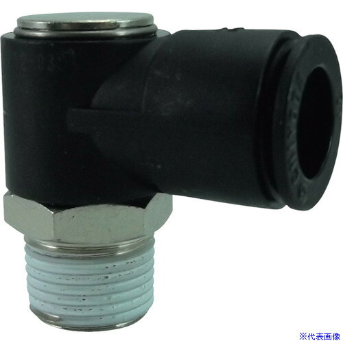 オレンジブック トラスコ中山　TRUSCOチヨダ チューブ継手 ファイブシングルバンジョー 12mm R3/8 黒 〔品番:F1203S1〕[ 注番:1585304]特長●PBT樹脂を採用し、スパッタ等の延焼事故を防止。●空気圧汎用型継手で...