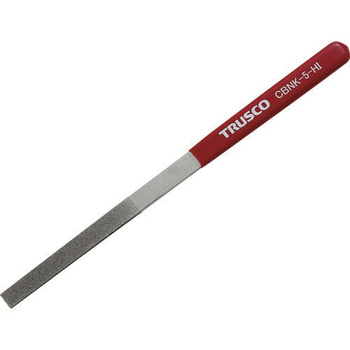 オレンジブック トラスコ中山　TRUSCOTRUSCO CBNヤスリ 鉄工用 5本組 平 〔品番:CBNK5HI〕[ 注番:1604158]特長●耐熱超合金、高速度鋼（ハイス）、ダイス鋼等高硬度難削金属（焼結合金）、主に鉄を含む金属との相性...
