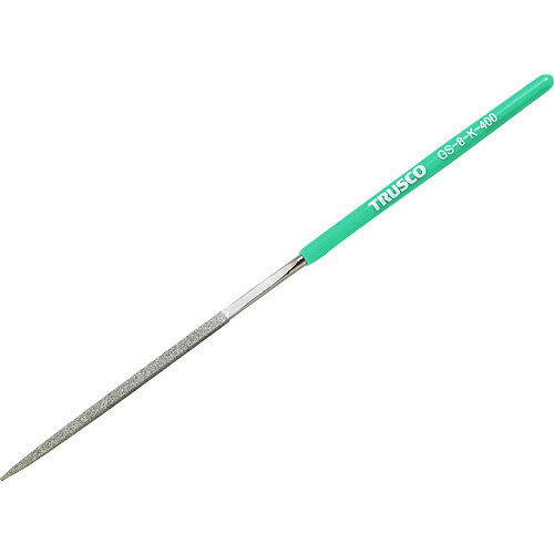 オレンジブック トラスコ中山　TRUSCOTRUSCO ダイヤモンドヤスリ 精密用#400 角 1本入 全長180mm(8本組サイズ) 〔品番:GS8K400〕[ 注番:1607129]特長●超硬合金、焼き入れ鋼、セラミックス、ガラス、強化...