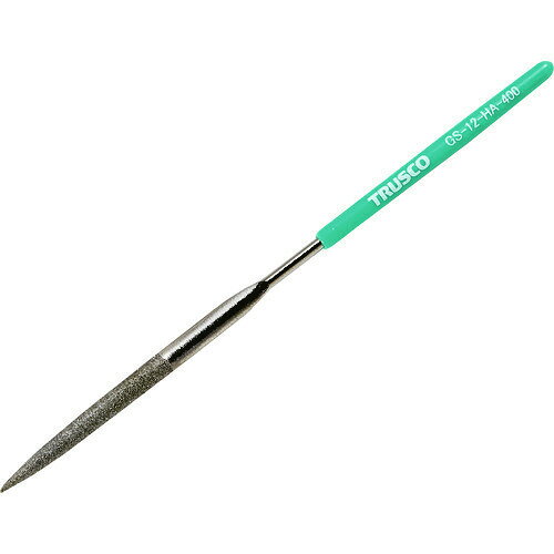 オレンジブック トラスコ中山　TRUSCOTRUSCO ダイヤモンドヤスリ 精密用#400 半丸 1本入 全長140mm(12本組サイズ) 〔品番:GS12HA400〕[ 注番:1607137]特長●超硬合金、焼き入れ鋼、セラミックス、ガラ...