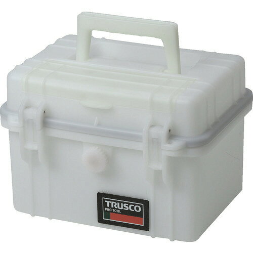 オレンジブック トラスコ中山　TRUSCOTRUSCO プロテクターツールケース 270x215x186 ホワイト 〔品番:TAK33W〕[ 注番:1607226]特長●耐久性、密閉性の高い樹脂ツールケースなので、精密機械の保管、移送に最適...