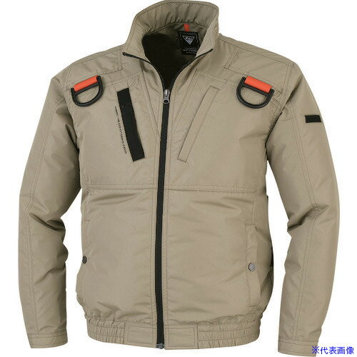 オレンジブック トラスコ中山　TRUSCOXEBEC 空調服遮熱ハーネスブルゾンXE98103−81−L キャメル 〔品番:XE9810381L〕[ 注番:1609295]特長●空調服に最適なエアコンテック素材の裏面に特殊なコーティングを施...