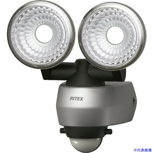 オレンジブック トラスコ中山　TRUSCORITEX 7.5W 2灯 LEDセンサーライト 〔品番:LEDAC315〕[ 注番:1610034]特長●センサーが感知して自動で点灯、消灯します。●周囲が暗くなると10％の明るさで点灯し、周囲が...