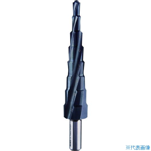 オレンジブック トラスコ中山　TRUSCORUKO 4枚刃スパイラルステップドリル 6−20mm ハイス ルナテックコーティング 〔品番:101083P〕[ 注番:1610598]特長●独自の切り刃形状の4枚刃により従来品比最大75％切削ス...