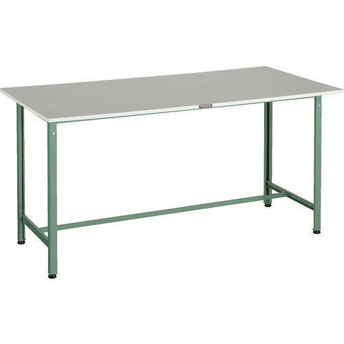 オレンジブック トラスコ中山　TRUSCOTRUSCO 軽荷重立作業台(300kg)HAE2型 RoHS2対応天板 1800X900XH900 グリーン色 〔品番:HRAE21809〕[ 注番:1611286]特長●RoHS2対応のリノリュ...