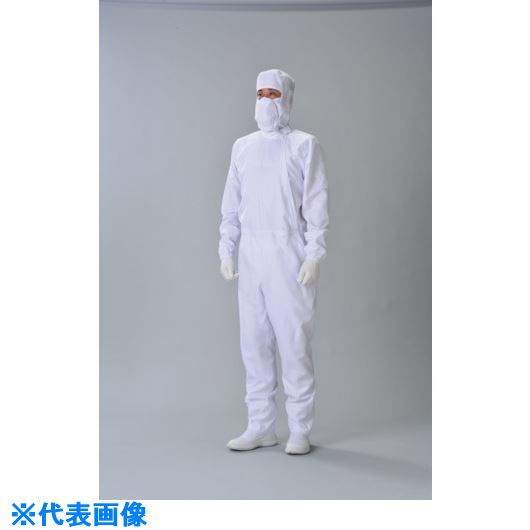 オレンジブック トラスコ中山　TRUSCOADCLEAN クリーンルーム用ウェア クリーンスーツ 青 LL 着丈172〜179cm 〔品番:CH11032LL〕[ 注番:1661184]特長●光消臭繊維を使用し人体からのケミカル汚染を制御し...