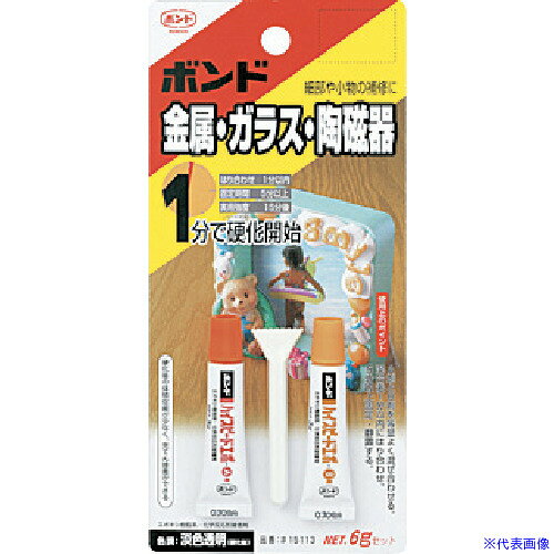 オレンジブック トラスコ中山　TRUSCOコニシ ハイスピードエポ #15113 〔品番:BTE6〕[ 注番:1678936]特長●一液常温硬化型で手絞り施工が可能です。用途●金属・木・陶磁器製の小物や細部のスピード接着に。仕様●色：淡色透...