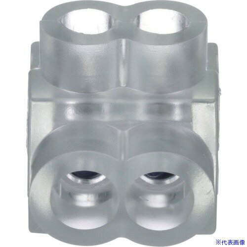 オレンジブック トラスコ中山　TRUSCOPANDUIT マルチタップコネクター両方向挿入タイプ 電線サイズAWG4−AWG14(撚り線)、AWG10−AWG14(単線) PCSB4−2−12Y 〔品番:PCSB4212Y〕[ 注番:168...