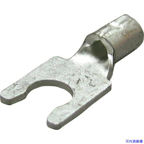 オレンジブック トラスコ中山　TRUSCOニチフ 裸圧着端子(Y形) 先開形LYタイプ(100PCS) 〔品番:5.5LY4S〕[ 注番:1686076]特長仕様●電線抱合範囲 より線(［［MM2］］)：2.63〜6.64●電線抱合範囲 A...