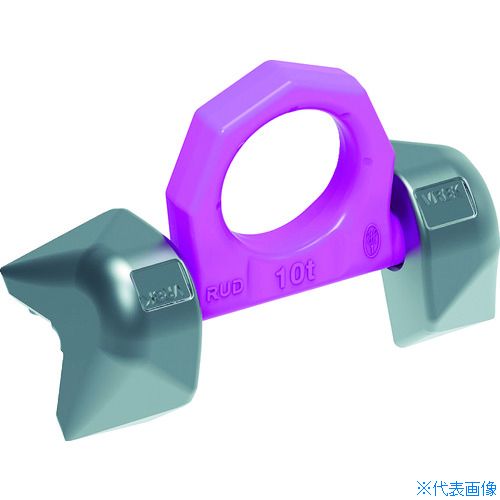 オレンジブック トラスコ中山　TRUSCORUD 溶接式リングシャックルコーナー用 VRBK−FIX 10t 〔品番:VRBKFIX10〕[ 注番:1752395]特長●取り付けができなかったコーナー部分に取り付けが可能です。●コーナー部取...