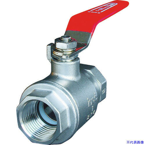オレンジブック トラスコ中山　TRUSCOinoc ねじ込みボールバルブ 全長62mm 呼び径(A)15 〔品番:316SFVM15A〕[ 注番:1754670]特長●フルボア、レバーハンドルタイプです。用途●水・油・ガス用。仕様●呼び径A...