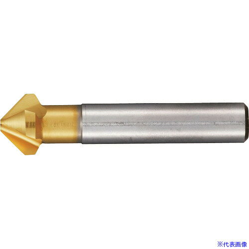 オレンジブック トラスコ中山　TRUSCOGUHRING カウンターシンク90° レギュラTiNコート 15mm 〔品番:32715.000〕[ 注番:1774692]特長●3枚刃により切削バランスに優れ、びびりが少なく真円度の高い安定した...