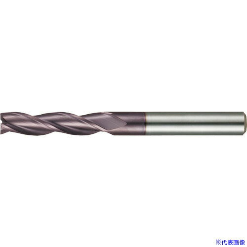 オレンジブック トラスコ中山　TRUSCOGUHRING 3枚刃エンドミル ロングFIREコート 6mm 〔品番:36806.000〕[ 注番:1812581]特長●深い溝や深い場所の加工に適しています。用途●一般鋼、快削鋼、ステンレス、鋳...
