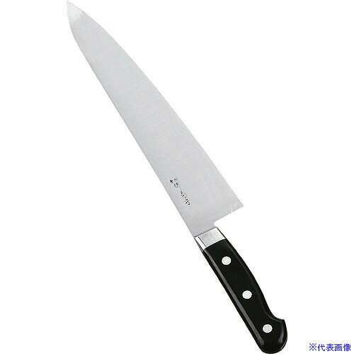 オレンジブック トラスコ中山　TRUSCOTKG 堺菊守 日本鋼(口金付)牛刀 33cm 〔品番:AKK5306〕[ 注番:1862414]特長●堺菊守 日本鋼(口金付) 日本鋼を使用し職人が丹精込めて造り上げた包丁です。●※包丁の表示サイ...