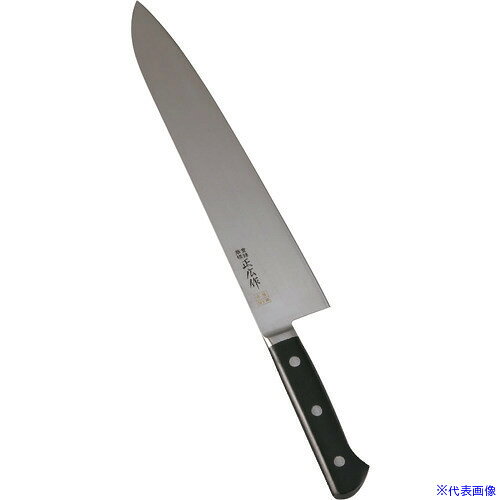 オレンジブック トラスコ中山　TRUSCOTKG 正広作 MV鋼本焼 牛刀(両刃) 14814 30cm 〔品番:AMSI205〕[ 注番:1862500]特長●※包丁の表示サイズは、すべて刃渡り寸法となっております。仕様●全長(mm)：4...