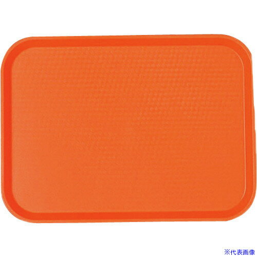 オレンジブック トラスコ中山　TRUSCOTKG キャンブロ ファーストフードトレー 1014FF オレンジ 〔品番:EHC341166〕[ 注番:1869103]特長●ファースト フードトレーお求め易い価格のファーストフードトレーは、ファ...