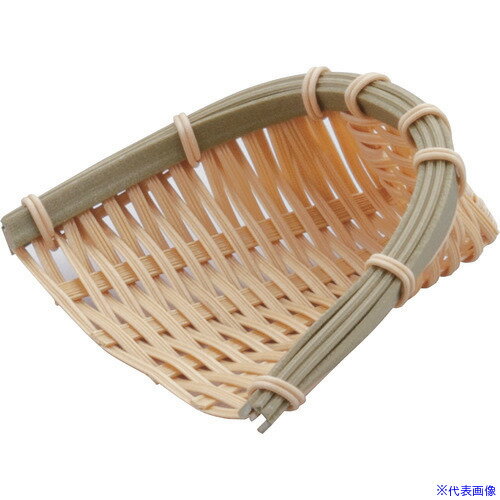 オレンジブック トラスコ中山　TRUSCOTKG 萬洋 樹脂 身竹箕ざる 12号 〔品番:AZL6901〕[ 注番:1870523]特長●樹脂竹ディスプレイ篭シリーズ●材質:ポリプロピレン 耐熱:120℃「編む」ことで竹の風合いを樹脂で表現...
