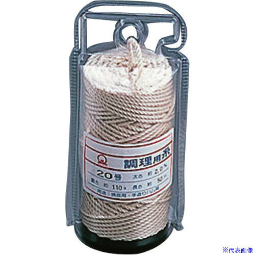 オレンジブック トラスコ中山　TRUSCOTKG 綿 調理用糸 太口 15号 (Vパックタイプ110g) 〔品番:CTY0315〕[ 注番:1872241]特長●無芯巻きで使い易い容器入りVRVパックの特長 糸がパック包装されていますので、...