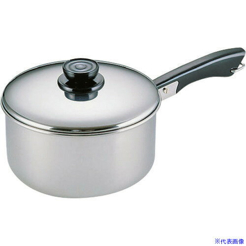 オレンジブック トラスコ中山　TRUSCOTKG マルタマ 18-0深型ソースパン 18cm 〔品番:ASC07018〕[ 注番:1875128]特長●IH対応(100V専用)●※20〜26cmは向い手付です。仕様●容量(L)：2.3●深さ...