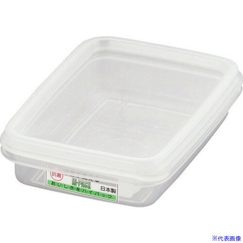 オレンジブック トラスコ中山　TRUSCOTKG エンテック ハイパック 角型 S-10 〔品番:AHI02010〕[ 注番:1876478]特長●ハイパックサイズが豊富で用途が広い、便利な保存容器ハイパックです。●材質:本体 ポリプロピレ...