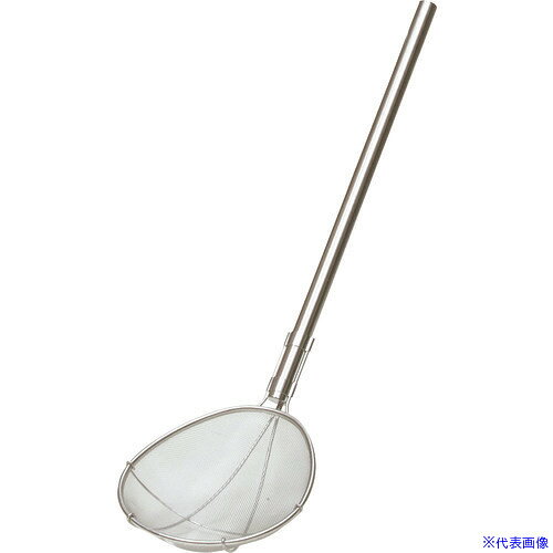 オレンジブック トラスコ中山　TRUSCOTKG TS パイプ柄給食用すくい網 スイノー型 特大 細目 柄長60cm 〔品番:ASI3602〕[ 注番:1876815]特長●18-8アミ仕様●メッシュ：14●全長(mm)：1280仕様2●網...