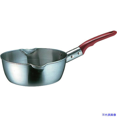 オレンジブック トラスコ中山　TRUSCOTKG デンサン 18-8プラ柄計量雪平鍋(両口・目盛付) 18cm 〔品番:AYK09018〕[ 注番:1879870]特長仕様●容量(L)：1.5●板厚(mm)：0.7仕様2●サイズ表示(cm)...